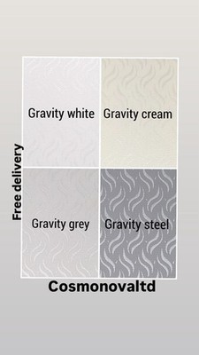 Blackout Vertical Blind Slats (PVC) waterproof Slats ANY DROP MTM 3.5 ...