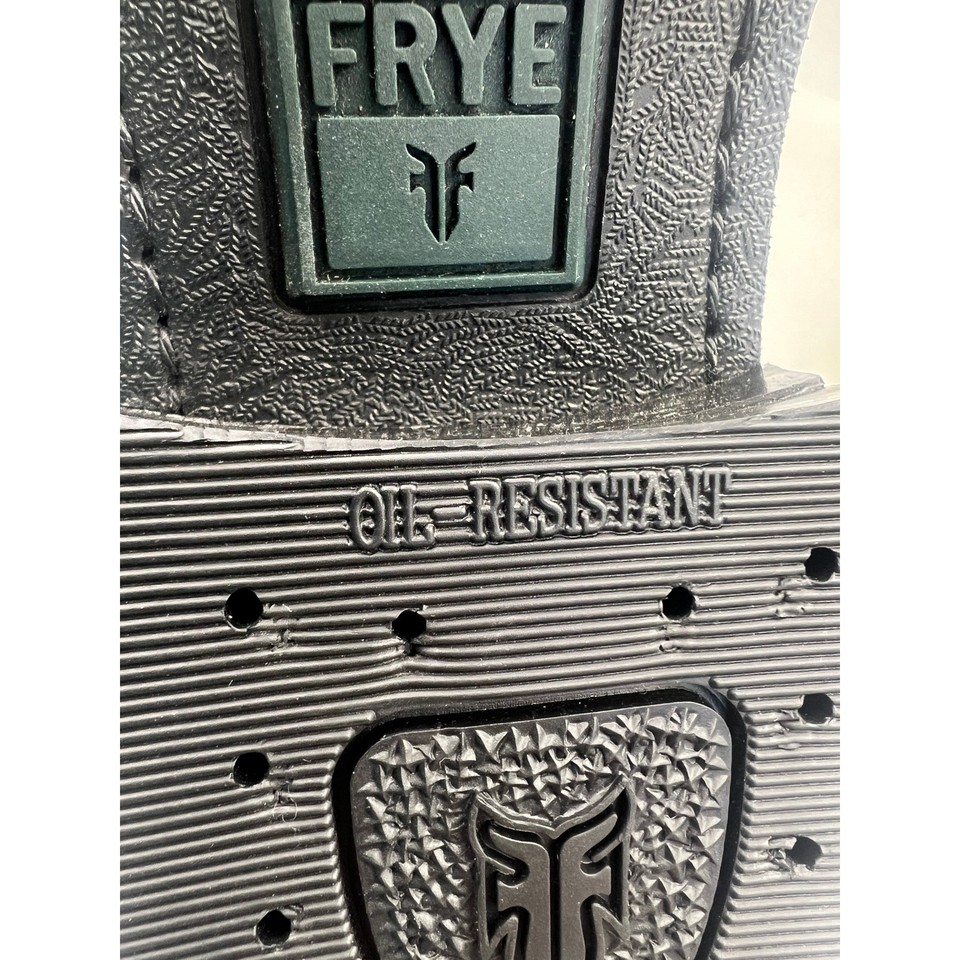 Frye Engineer Boots Mens Sz 11 Gray Distressed Leather Buckle ...