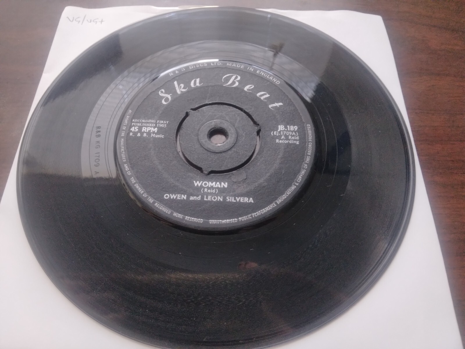 Owen And Leon Silvera - Woman - 7" Vinyl Single 1965 (UK1) | eBay