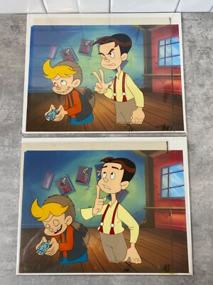Back To The Future (TV Series) Animation Cells Lot Jules Verne Brown ...
