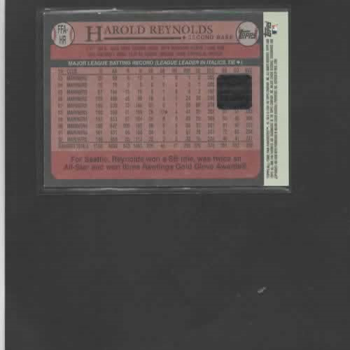 2004 Topps Fan Favorites HAROLD REYNOLDS AUTO Archives Autograph SP SSP ...