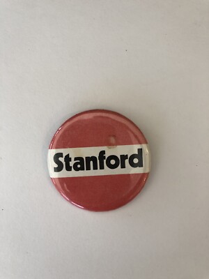 RARE VINTAGE STANFORD BUTTON PIN 2 1/4” | eBay