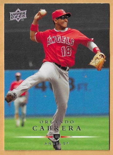 ORLANDO CABRERA ANGELS #7 - UPPER DECK NM-MT 2008 | eBay