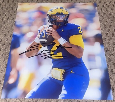 JADYN DAVIS SIGNED 8X10 PHOTO AUTOGRAPH MICHIGAN FOOTBALL JAYDEN ...