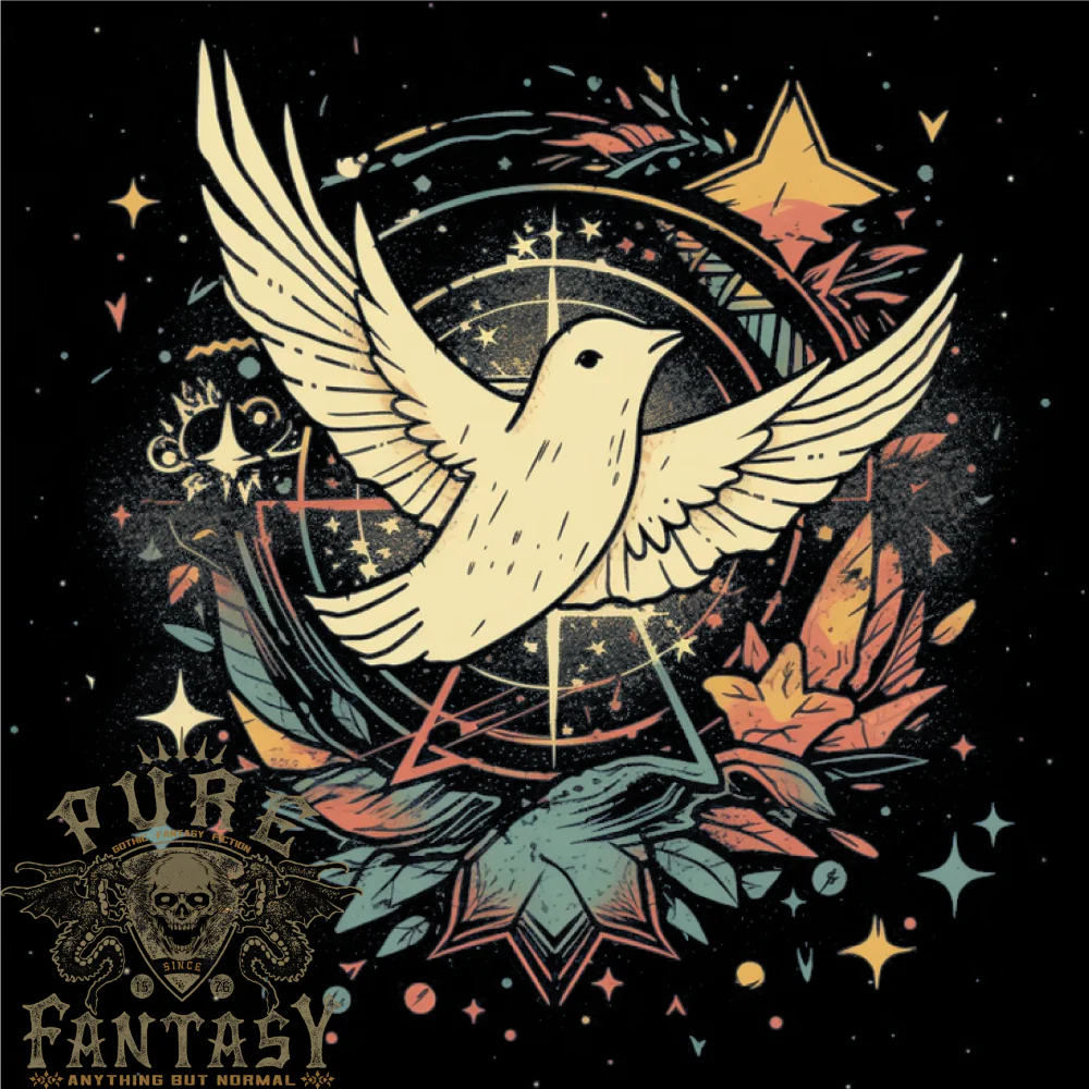 Freedom Colombe En A Cosmic Couronne Peace Love Homme Coton T-Shirt | eBay