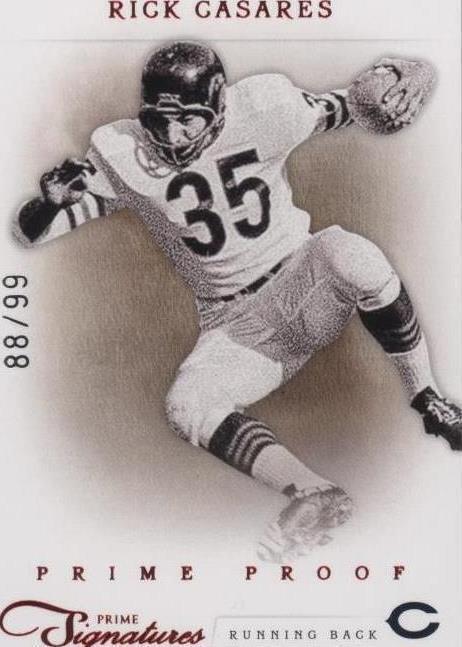 2011 Panini Prime Signatures - Rick Casares #145 Prime Proof Red /99 ...