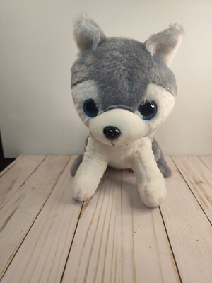BMI Merchandise Husky Dog Plush Collector Puppy Blue Eyes Sparkle Very ...