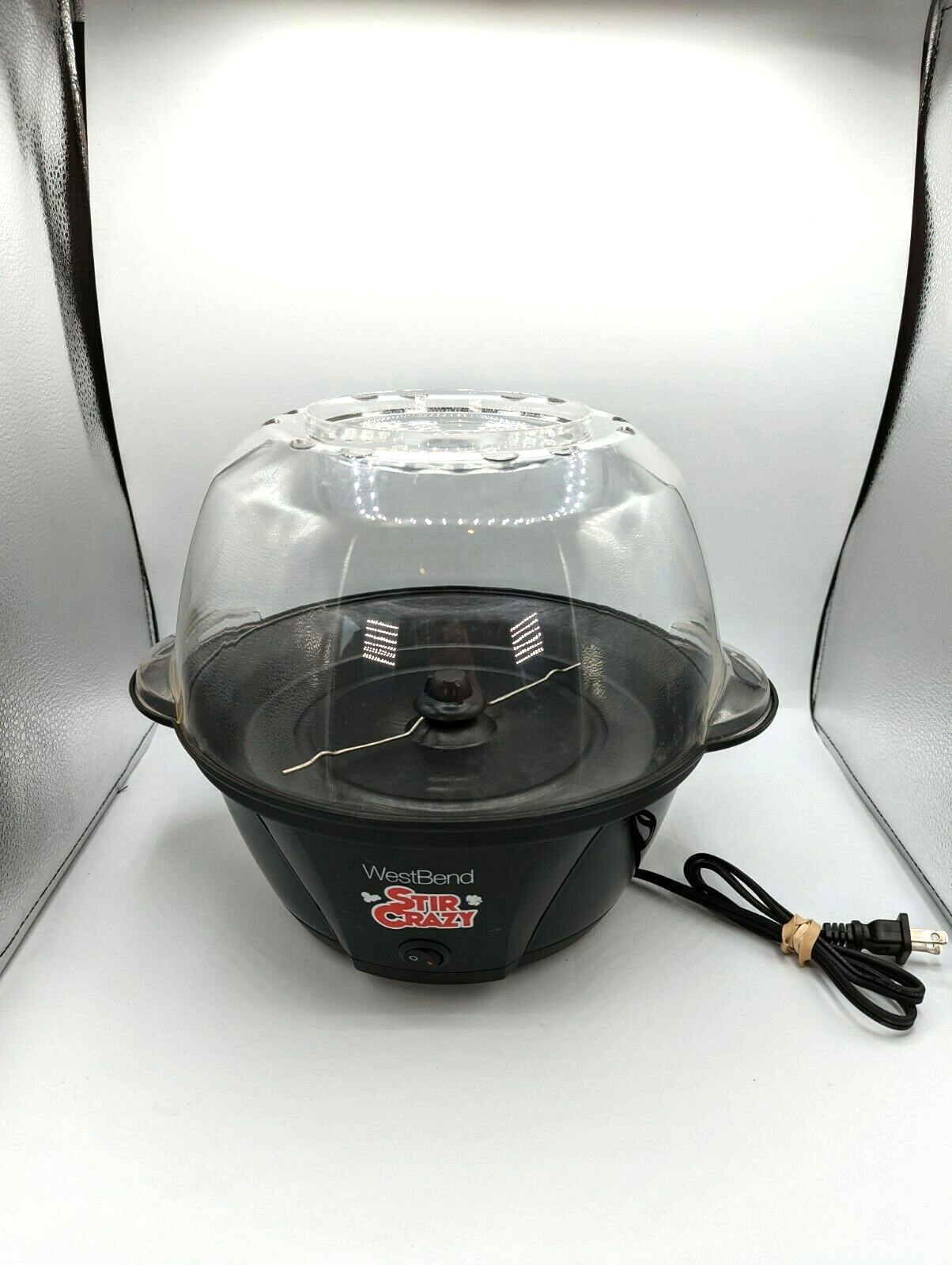 West Bend 82306 Stir Crazy 6-Quart Electric Popcorn Maker Corn Popper ...