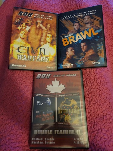 ROH dvds-Seth Rollins,Kevin Owens,Kenny Omega,Briscoes,Bryan Danielson ...