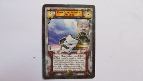 L5R CCG - SHADOWLANDS CARDS RARE AND FIXED - Porcelain Mask of Fu Leng ...