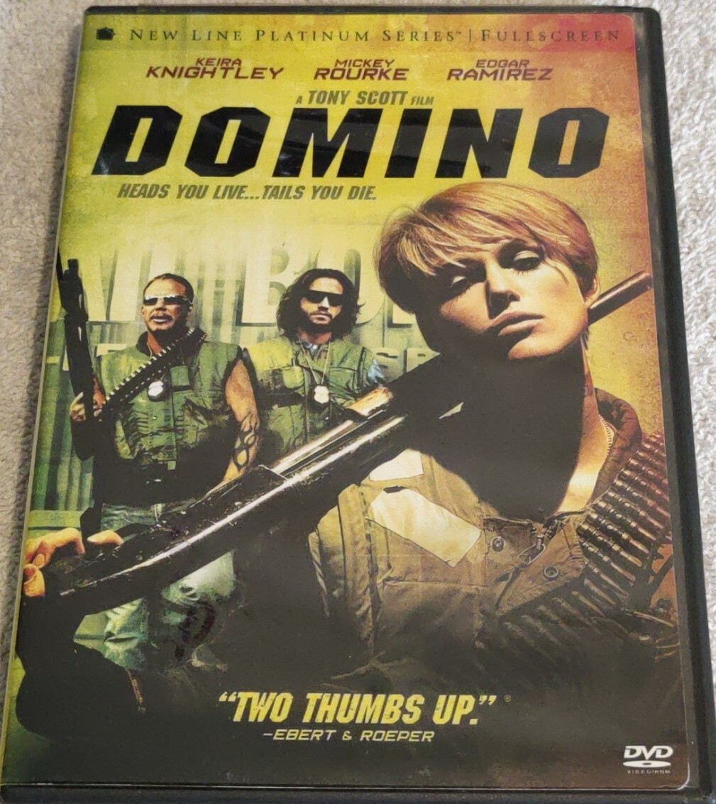 Domino DVD 2006 Full Screen Kiera Knightley Harvey Bounty Hunter Mo ...