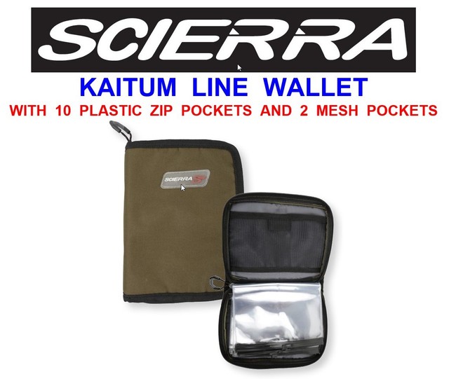 Scierra Kaitum Line & Tippet Wallet for Trout Game Salmon Fly Rod Reel ...