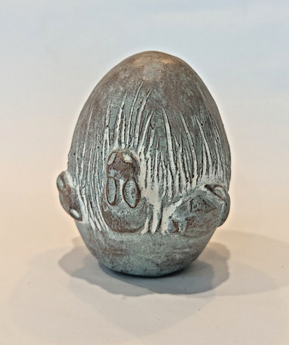 ISABEL BLOOM 1986 Easter Egg Bunnies Rabbits Spring Art Sculpture ...