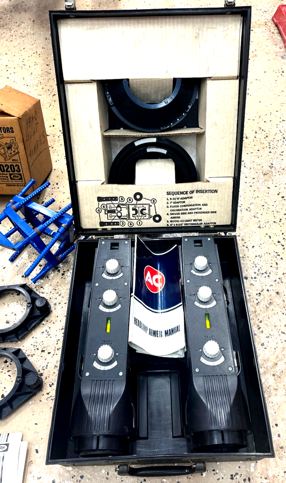 AC GUIDE HOPPY HEADLIGHT HEADLAMP AIMING KIT Aimer Set, B4A, with ...