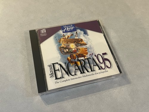 Microsoft Home Encarta 1995 Interactive Multimedia Encyclopedia PC ...