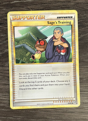 Pokemon Card: Sage's Training 85/95 Supporter Call of Legends Set! NM ...