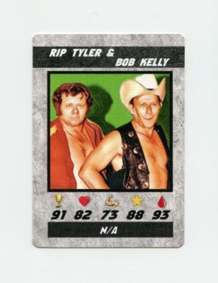 #TN04934 RIP TYLER & BOB KELLY Territory D Wrestling Card | eBay