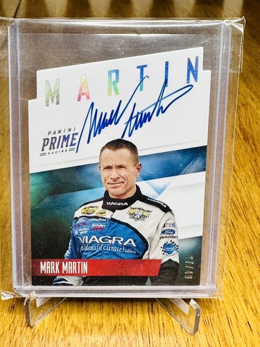 2019 Panini Prime Names Die-Cut Signatures /49 Mark Martin #MM Auto | eBay