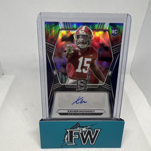 2020 Panini Spectra - Rookie Autographs #10 Xavier McKinney 53/199 ...