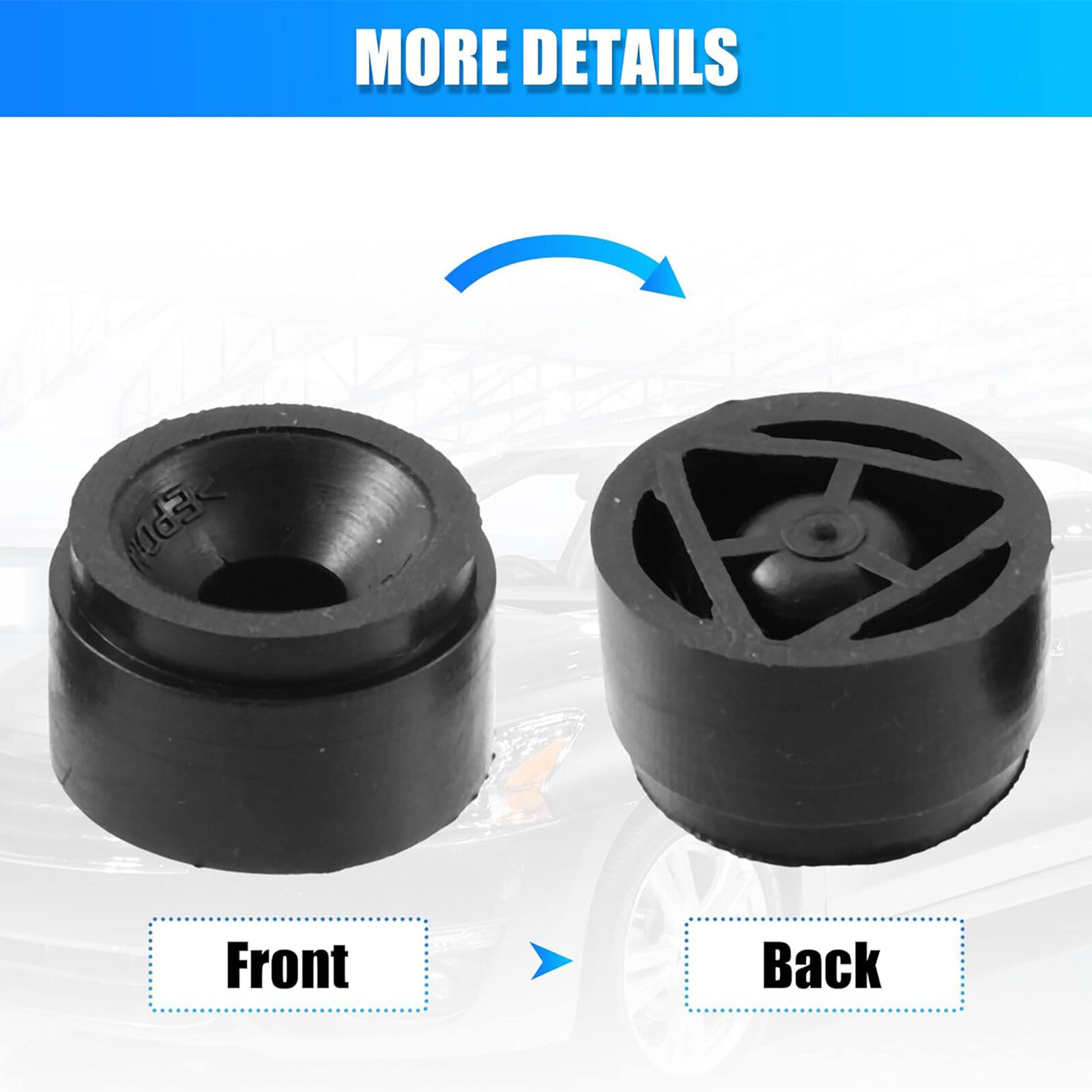 4X Fits Audi VW Skoda Engine Cover Mounting Rubber Grommet 06J103226A ...