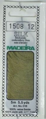 Madeira 100% PURE SILK 4-Strand Hand Embroidery Thread Colour 1508 ...