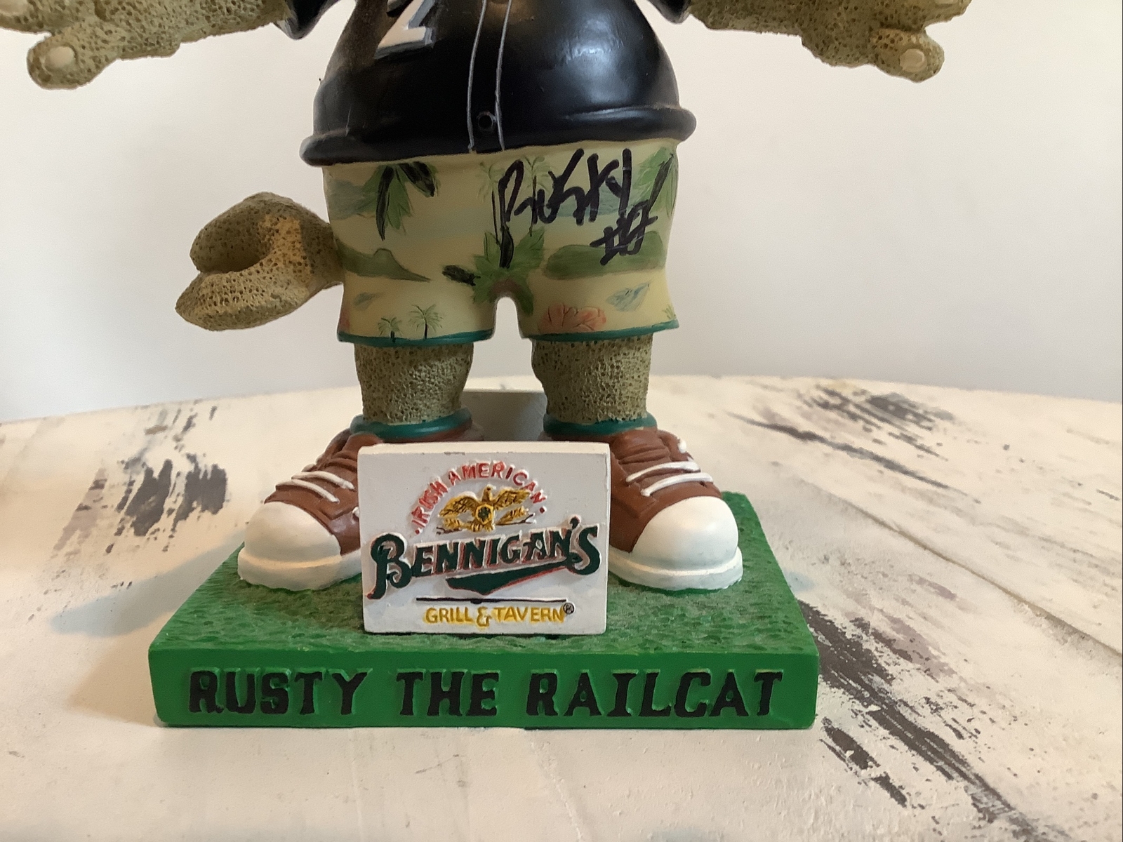 Gary SouthShore RailCats Autographed Mascot Rusty The Railcat ...