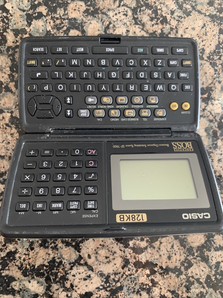 Casio Executive BOSS SF-7900 128KB Business Organizer Scheduling System ...