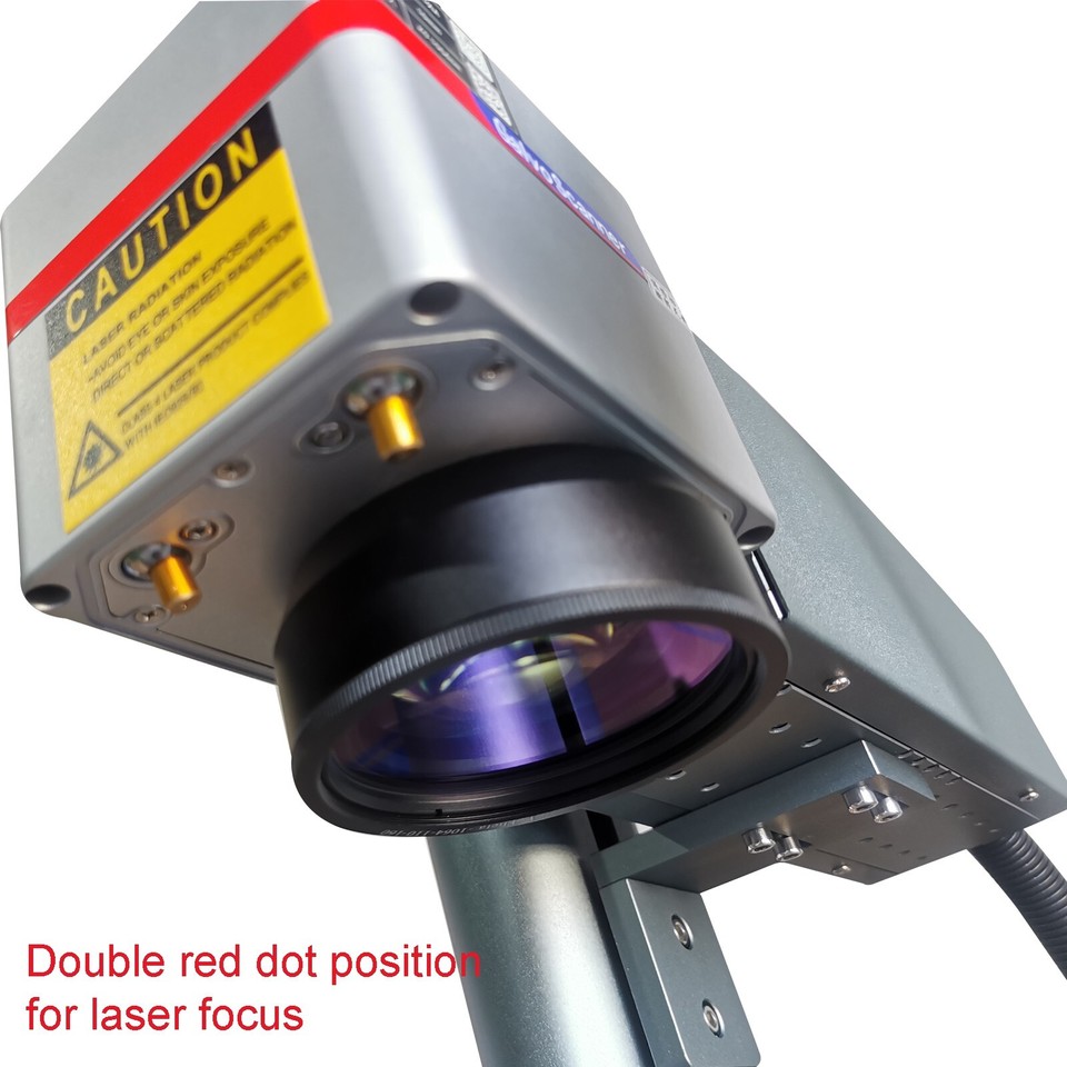 50W Fiber Laser Engraver Mark Machine Metal Engraver Jewerly Mark Ezcad ...