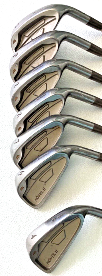 Mizuno Novel II Irons 4 , 6-9 PW SW Ultra Light Graphite Optimum Flex ...
