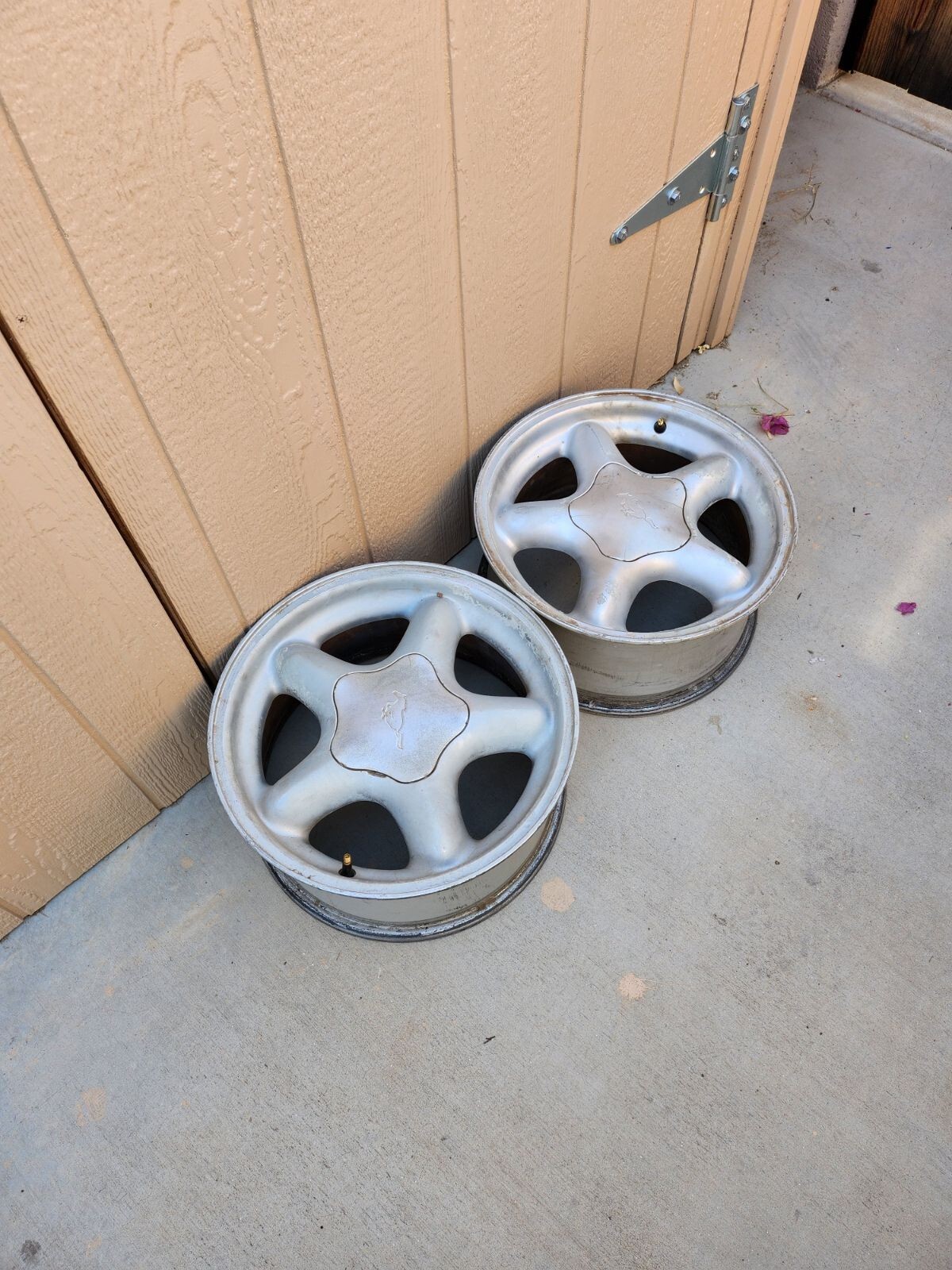 Two Ford Mustang Pony Rims | eBay