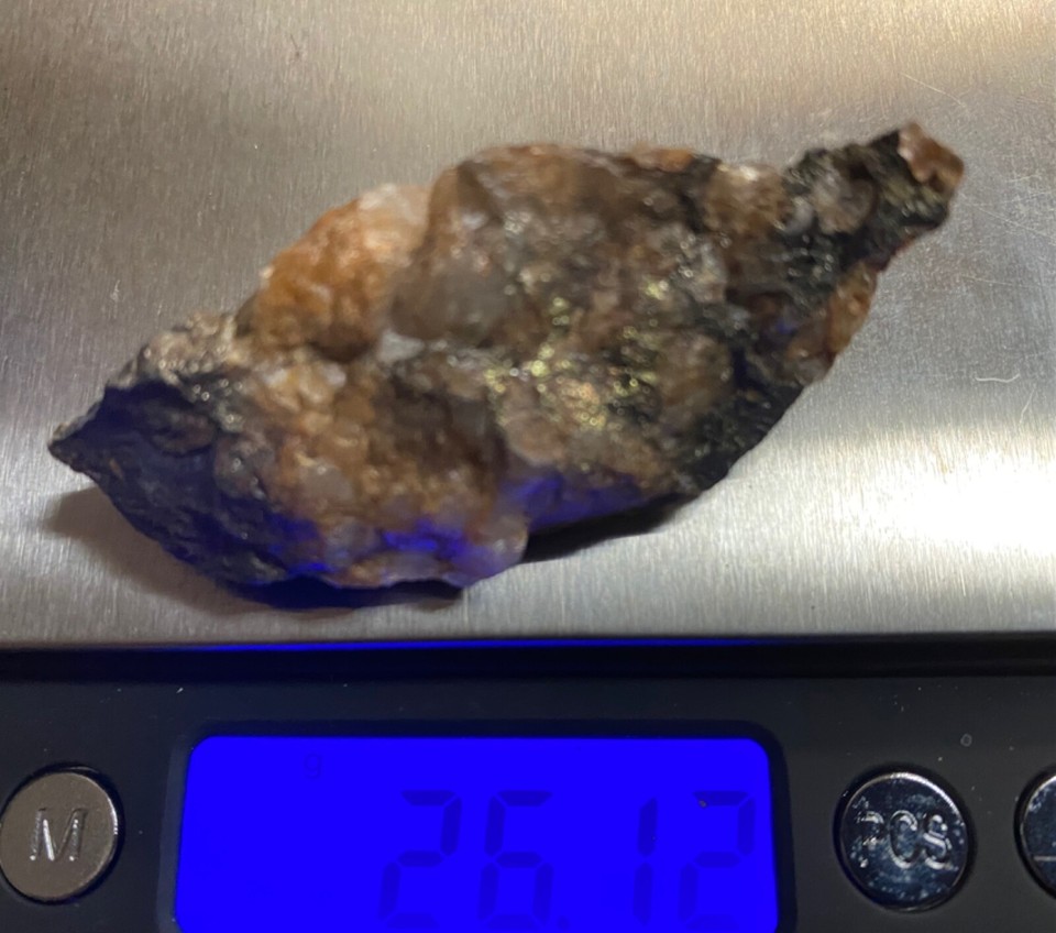 HIGH GRADE GOLD ORE SPECIMEN MONTANA 26.12 Grams DESK BAR DISPLAY ...