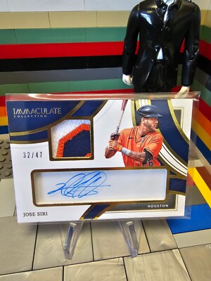 2022 Immaculate Collection Immaculate Clear Prime Auto Patch Jose Siri ...