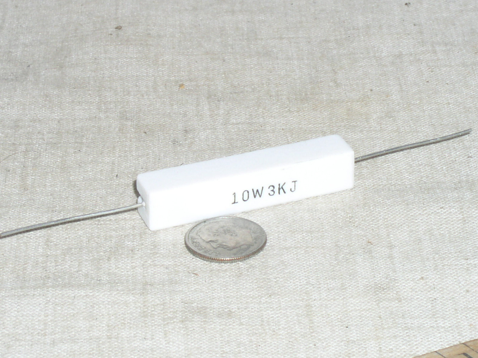 3K 3 K OHM 10W 10 W WATT 5% DISCHARGE CERAMIC WIREWOUND POWER LOAD ...