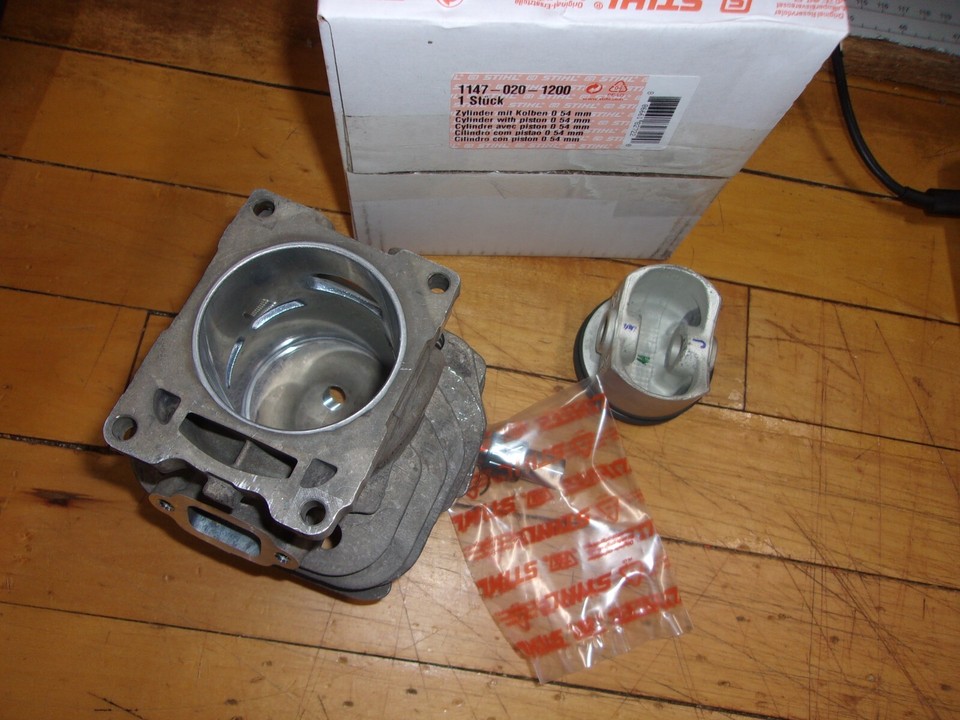 Stihl OEM MS500i Piston & Cylinder Kit 54mm MS 500i Kolben 1147-020 ...