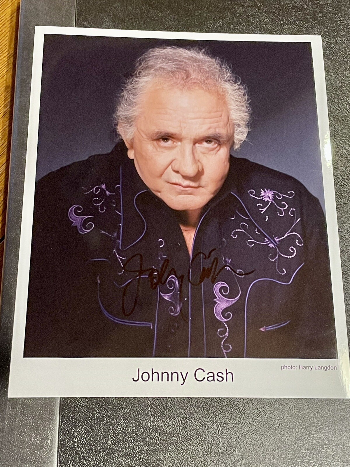 Johnny Cash signed photo -- among last ones he signed | eBay