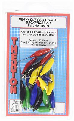 Thexton THE490M Mixed Heavy Duty Electrical Back Probe Kit New Free ...