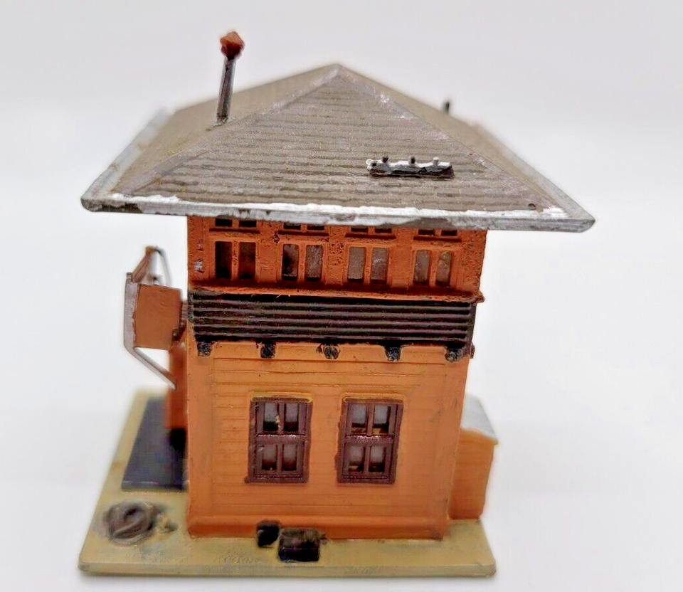 AHM Model Railroad Building Kit Signal/Switch Interlocking Tower N Scale | eBay