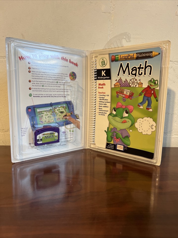 Leapfrog LeapPad Math Kindergarten Interactive Book Plus Cartridge | eBay