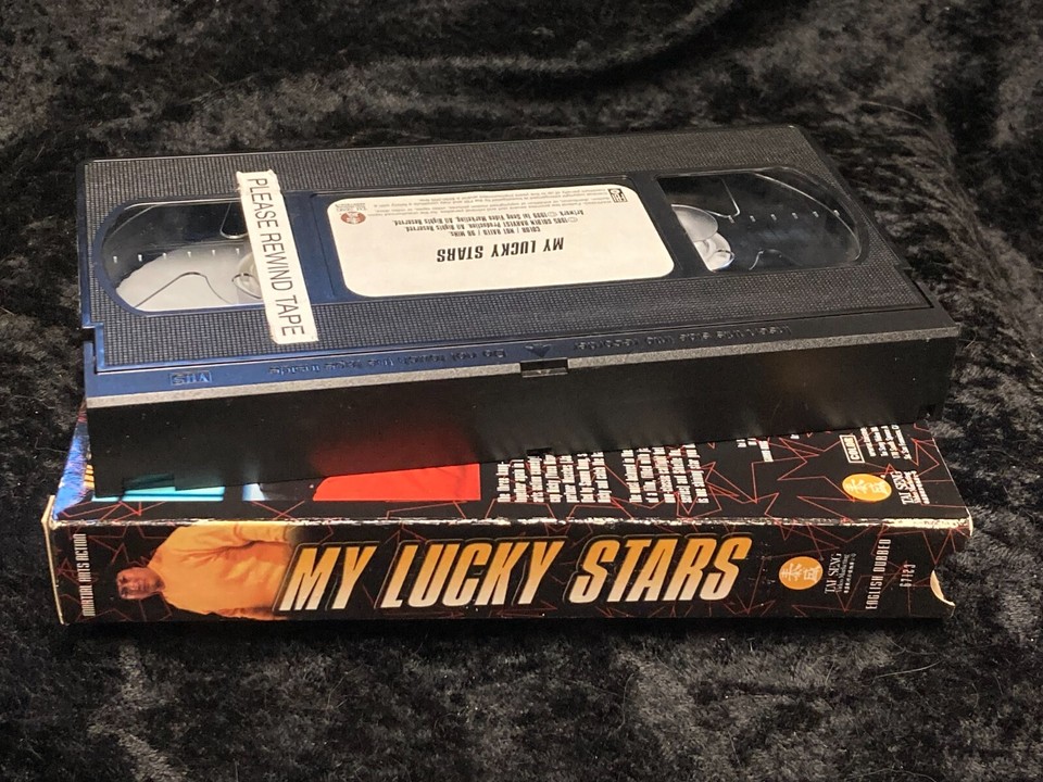 My Lucky Stars (VHS, 1999) HTF Tai Seng Cult 1985 Jackie Chan-Sammo ...