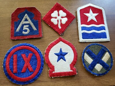 ORIGINAL WWII US ARMY COMMAND PATCHES LOT | eBay