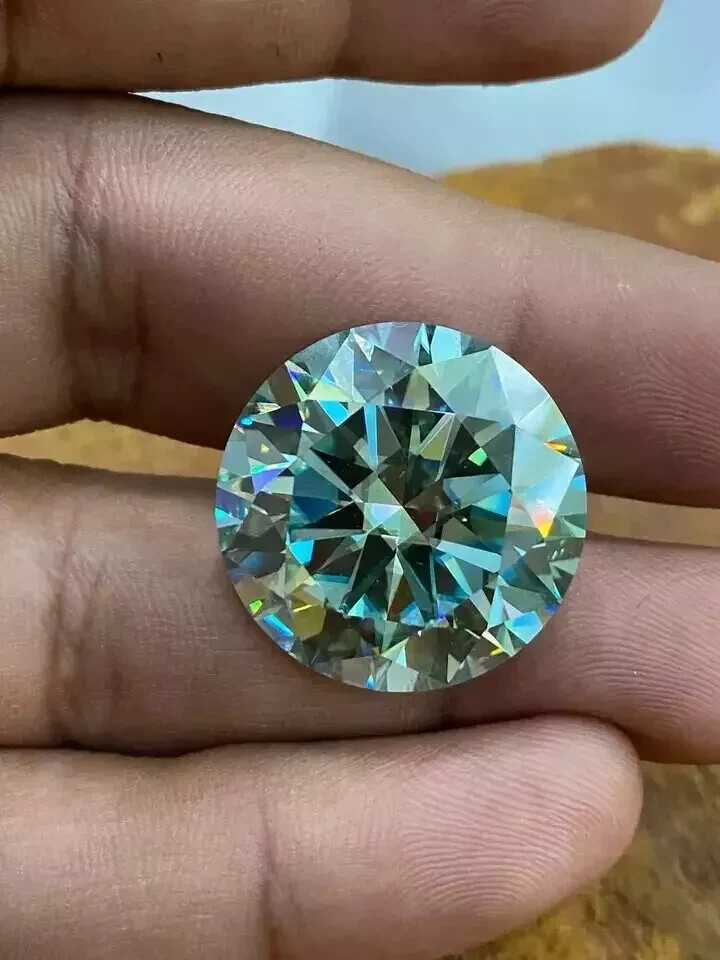 1 Ct Certified Natural Round Cut Blue Diamond D Grade VVS1 + 1 Free ...