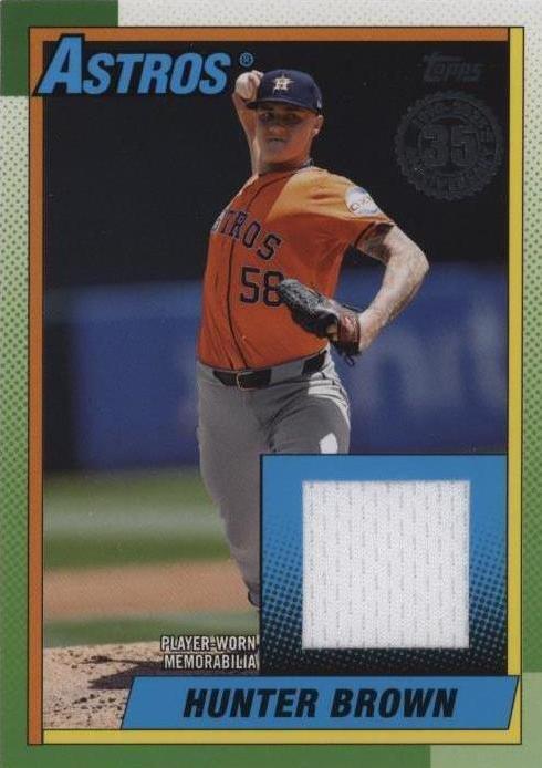 2025 Topps Series 1 - 1990 Topps Baseball Relics Hunter Brown #T90R-HBR ...