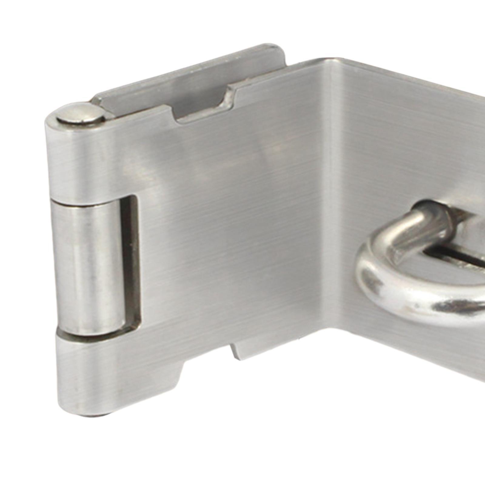 2x Door Hasp latches Padlock Hasp latches 90 Degree Chest Latch Heavy ...