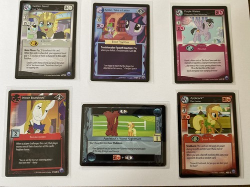 My Little Pony CCG 2014 set of 6 cards | eBay