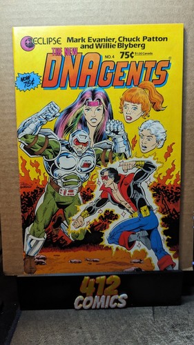 New DNAgents #4 Eclipse Comics 1985-Combine Ship | eBay