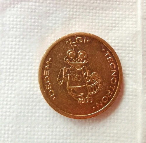 VINTAGE GETTONE COIN -TECNOTRON DEDEM - KIDDIE RIDES - RARISSIMO | eBay