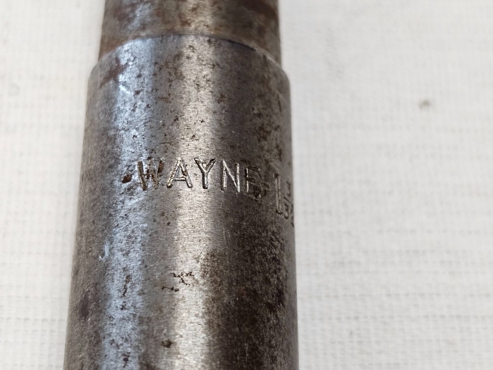 Wayne 1-3/32" Taper Morse Machine Milling Reamer Straight 8 Flute Bit ...