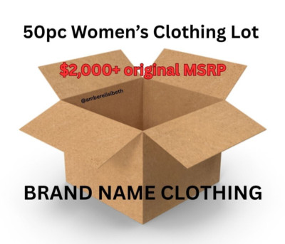 50pc Brand Name Women's Clothing Lot inventory for resellers live shows ...