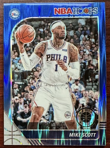Mike Scott 2019-20 NBA Hoops Premium Stock #279 Blue Flash Prizm /49 | eBay