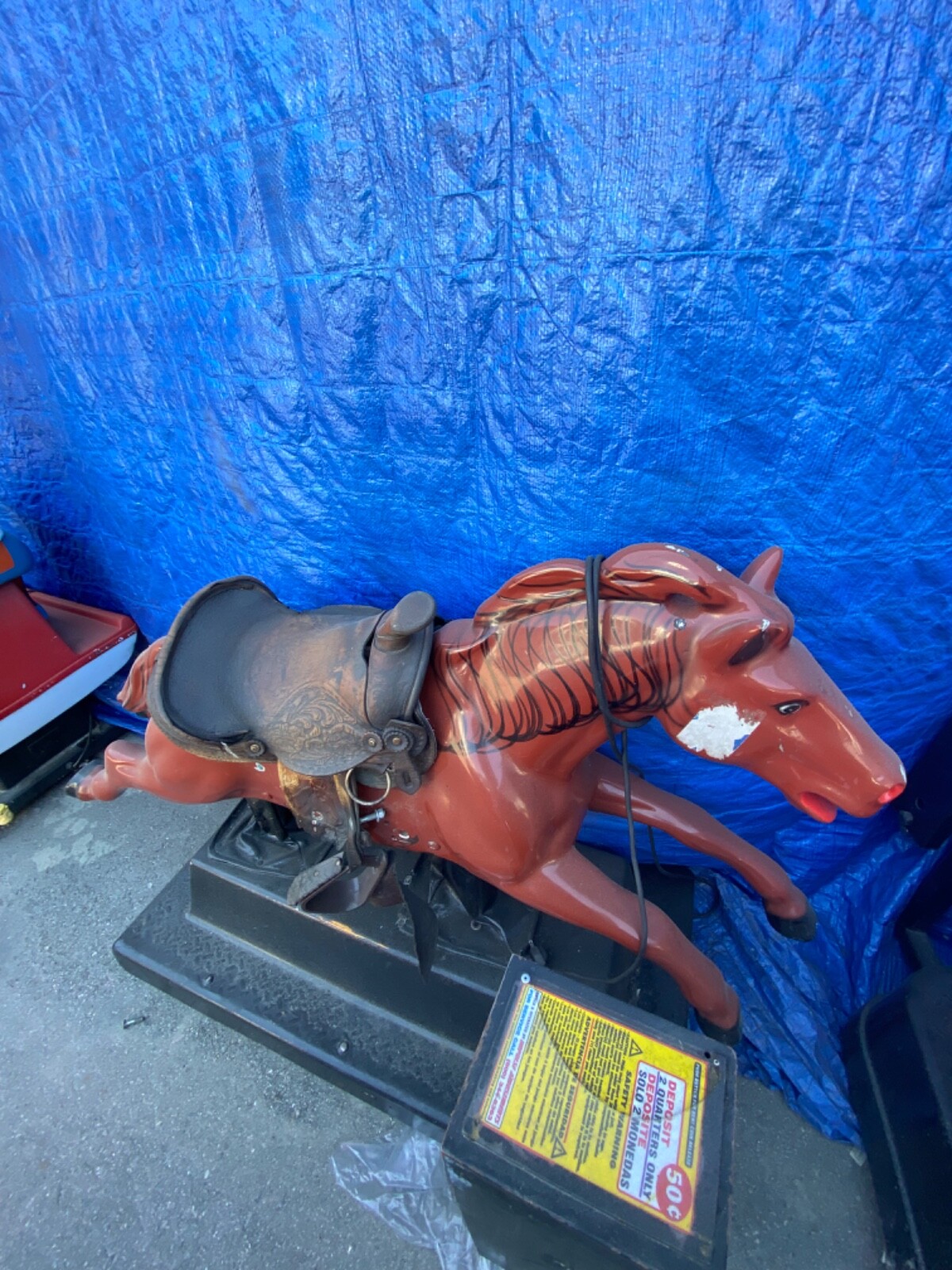 Kiddie Ride - Vintage Horse Ride | eBay